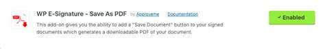 wp e signature save as pdf add on wp e signature docs