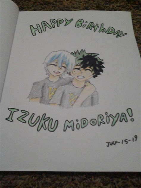 Happy Birthday Izuku Midoriya My Hero Academia Amino