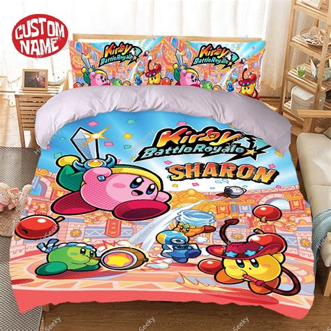 Personalized Kirby Bedding Set Designed And Sold By Chazhan