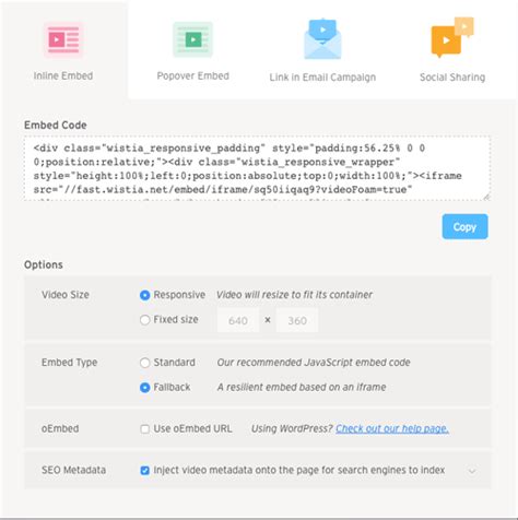 wistia video responsive setup guide to scale video for all browsers