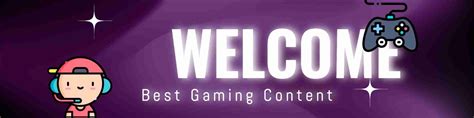 Welcome Best Gaming Discord Profile Banner Design Templates