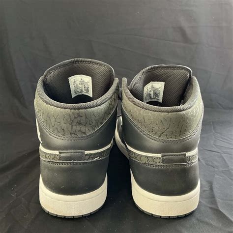 Nike Air Jordan Size 41 Hi Top Sneakers Black Grey White