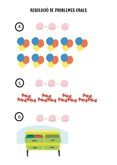 Problemes Orals De Multiplicació Worksheet Oral Worksheets