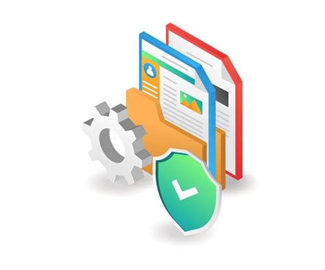 Folder Data Security Vector Art At Vecteezy