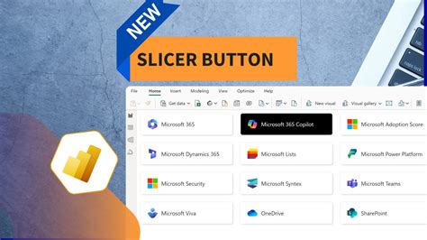 New Button Slicer In Action Power Bi Visualization