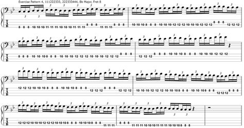 Krakatoa Useful Melodic Patterns For Bass Guitar