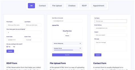 10 Free And Easy To Use Fully Working Html Contact Forms Graygrids