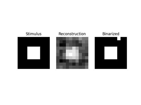 Reconstruction Of Visual Stimuli From Miyawaki Et Al 2008 Nilearn