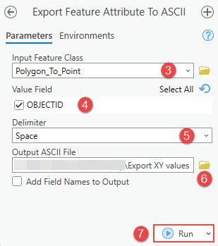 How To Export Coordinates Of Polygon Vertices To A File In Arcgis Pro