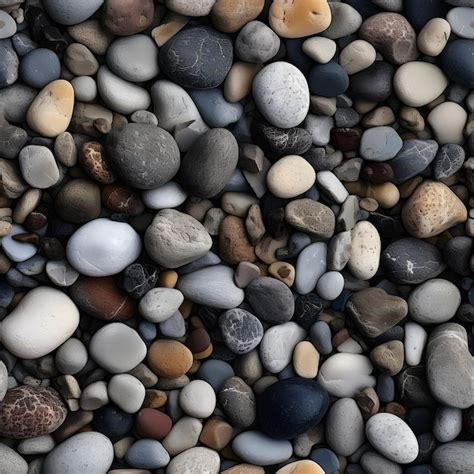 Premium Ai Image Pebbles Texture