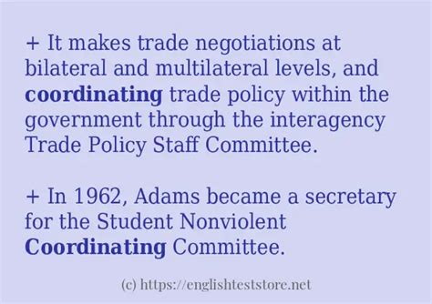 Coordinating Some Ways To Use EnglishTestStore Blog