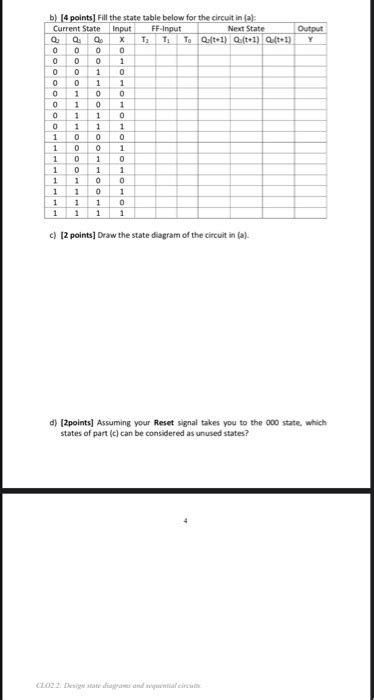 solved clo2 analize sequential circuits q1 [10 points