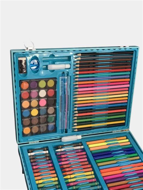 Набор для рисования в кейсе фломастеры маркеры краски купить по низким ценам в интернет