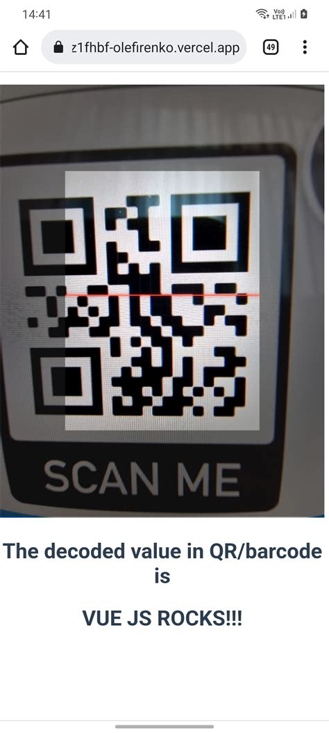 How To Add A Qr And Barcode Scanner To Your Vue Js App Olefyrenko Dmytro Blog