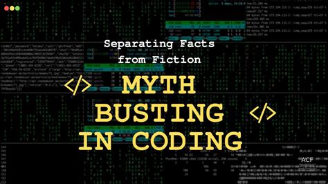 Codingmyths Mythbusting Programmingfacts Developercommunity Sanyukta Ambekar