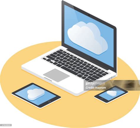 Cloud Computing Isometric Vector Illustration High Res Vector Graphic Getty Images