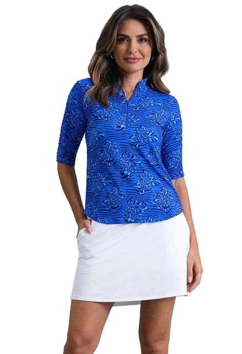 Ibkul Ruched Elbow Sleeve Yun Top Style 41386 For The Love Of
