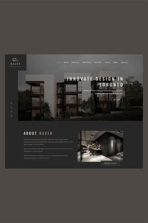 20 best architecture website templates 2025