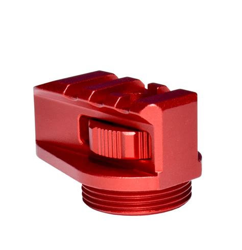 Aluminum Bufferless Stock Adapter With Picatinny Rails And Qr Holes