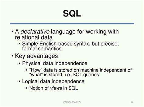 Database Management Systems Cs 564 Ppt Download