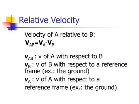 Ppt Relative Motion Vector Addition And Subtraction Motion In Two Dimensions Intro