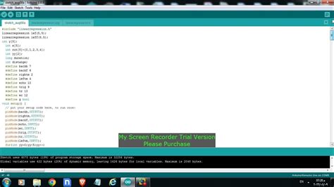 Linear Regression In Arduino C Youtube