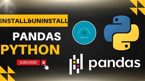 Python Pandas In Windows L Install Python Pandas Uninstall Python Pandas Whizmaster Youtube