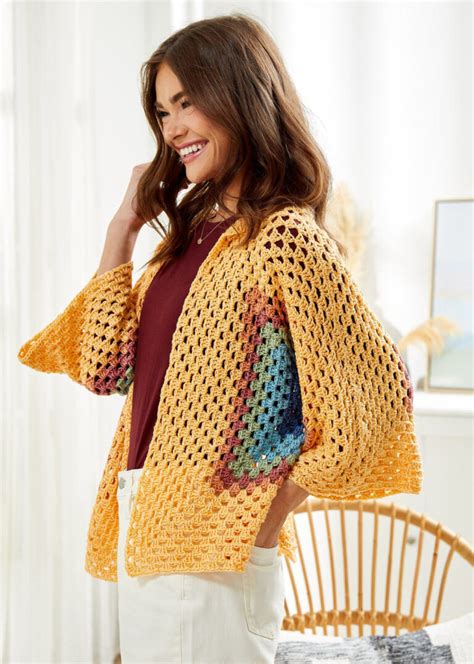 17 Free Hexagon Cardigan Crochet Patterns For Beginners Sarah Maker