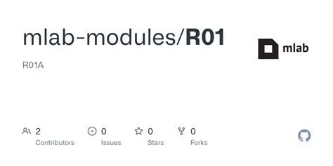 GitHub Mlab Modules R01