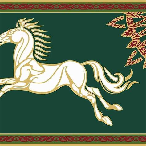 Kingdom Of Rohan Royal Viking Sun 3×5 Flag Lord Of The Rings Us