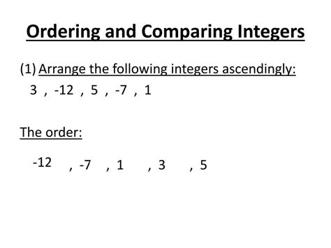 PPT The Set Of Integers PowerPoint Presentation Free Download ID 3460541