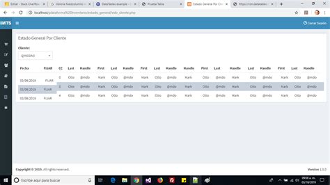 Jquery Fijar Columnas De Tabla Html Stack Overflow En Español