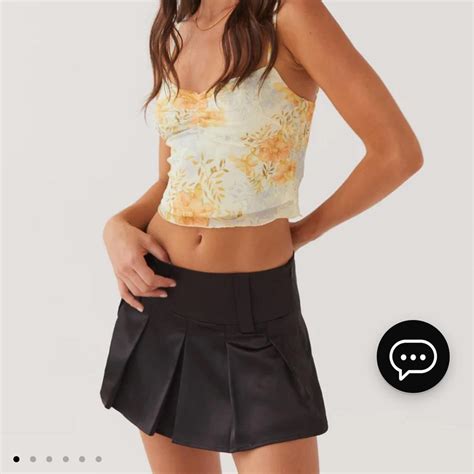 Peppermayo Black Mini Skirt Never Worn Size 8 Depop