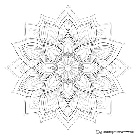 Difficult Mandala Coloring Pages Free And Printable