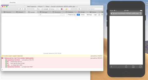 Flutterweb Skia Ios Referenceerror Cant Find Variable