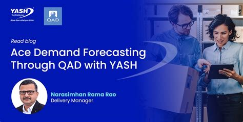 Yash Technologies On Linkedin Ace Demand Forecasting Through Qad With Yash