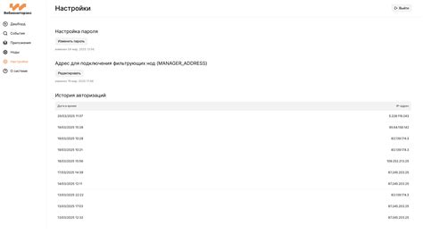 Api Fw Manager Документация Вебмониторэкс