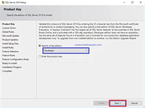 Install Sql Server 2019 Developer Edition On Windows Server 2019