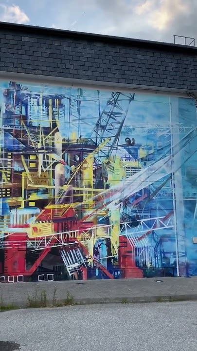 Граффити платформы судоверфь Сторд Норвегия🇳🇴 Street Art At Stord Shıpyard Norway Youtube