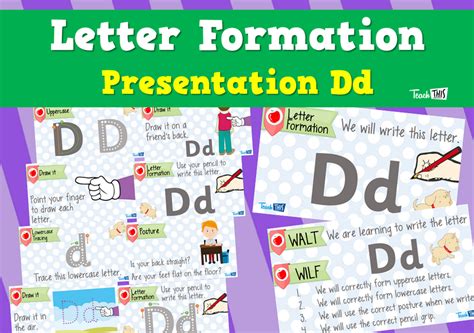 Letter Formation Presentation Dd Teacher Resources And Classroom
