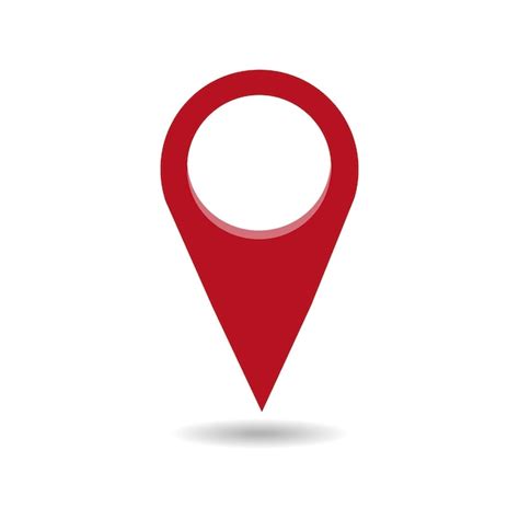 Premium Vector Map Pin Flat Design Style Modern Icon Pointer Minimal Vector Symbol Marker Sign