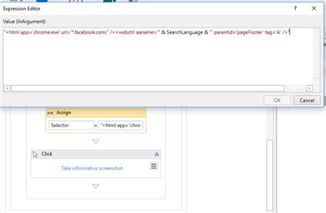 find search a text in web page and click on it help uipath