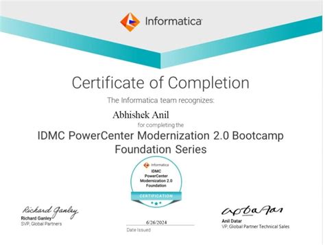 abhishek anil on linkedin modernization iics idmc informatica