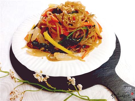 소고기잡채 레시피 불지않게 부추잡채