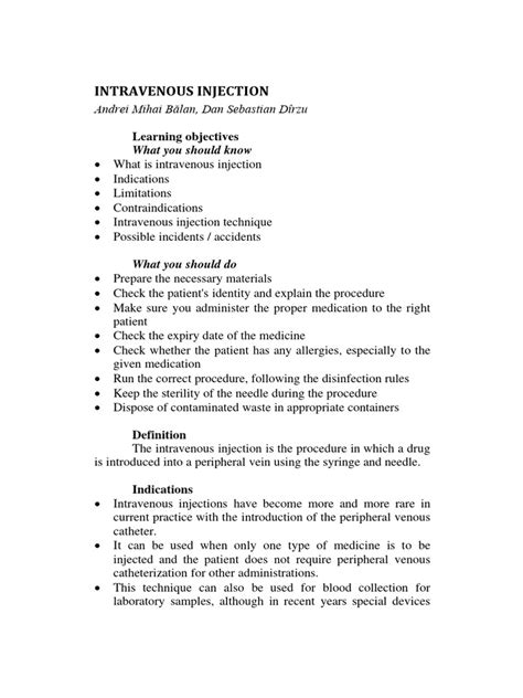 Ati Eng 01 Intravenous Injection Pdf Intravenous Therapy Injection Medicine