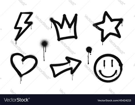 Graffiti Stars And Hearts