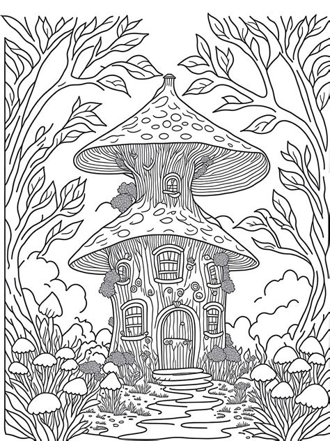 아이들을 위한 요정 색칠 페이지