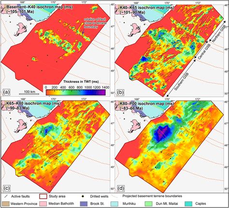 A Isochron Map Of The Interval Basement‐k40 ~105101 Ma First Stage Download Scientific