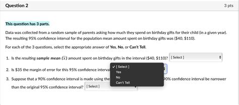 Solved Question 2 3 Pts This Question Has 3 Parts Data Was
