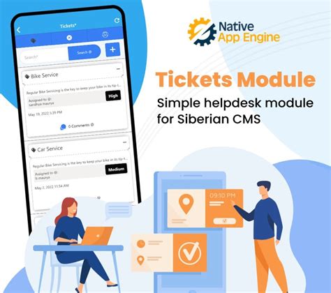 Tickets Module Simple Helpdesk Module For Siberian CMS Native App Engine